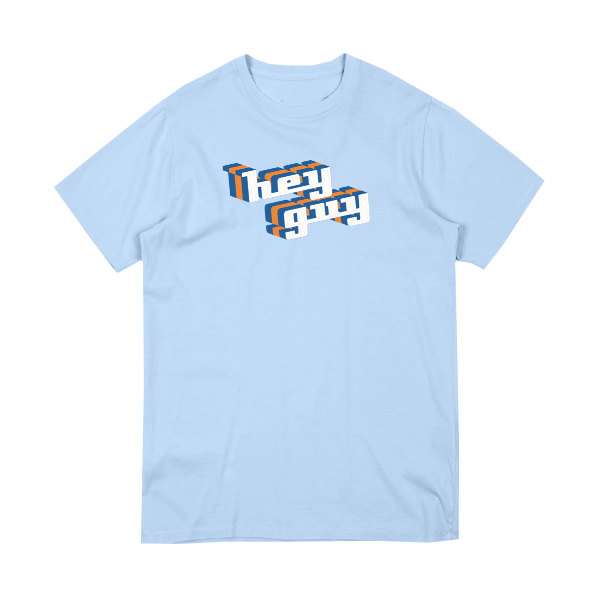 "Hey Guy" Light Blue tee – Drew Gooden Shop